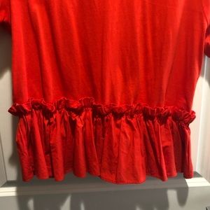 H&M | Tops | Hm Top Super Cute Cherry Orange Fire Red | Poshmark